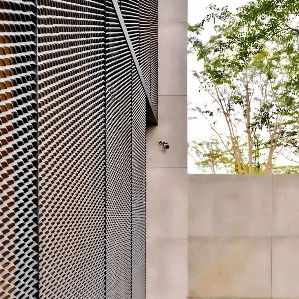 Aluminum Expanded Metal Mesh Facade - ABX Metal