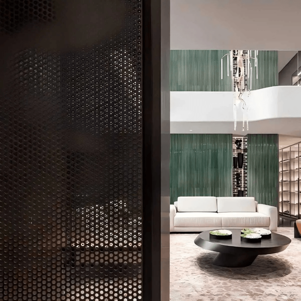 Aluminum Perforated Screen Partition Wall - ABX Metal