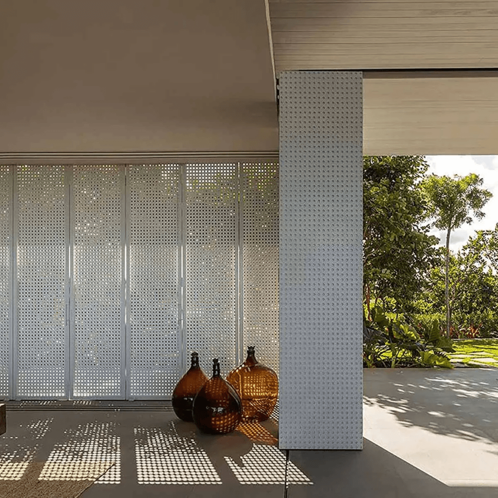 Aluminum Perforated Screen Partition Wall - ABX Metal