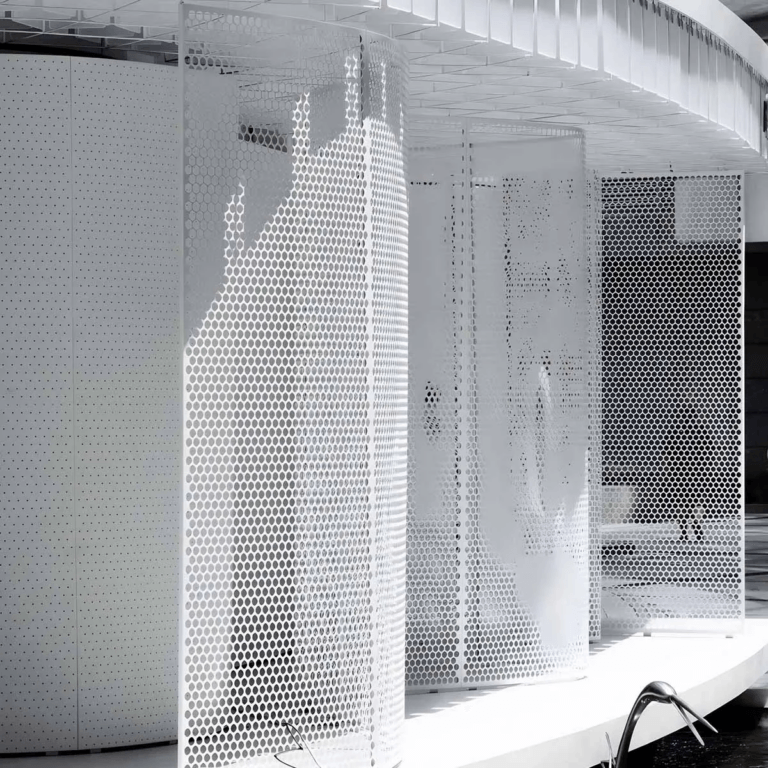 Aluminum Perforated Screen Partition Wall - ABX Metal