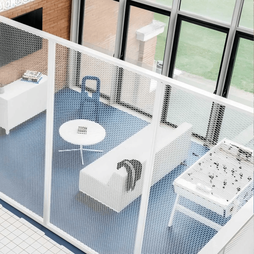 Aluminum Expanded Metal Mesh Partition Wall - ABX Metal