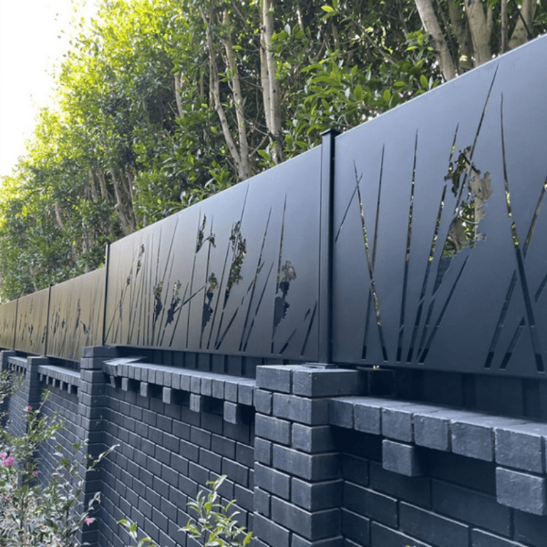 Laser-Cut Decorative Fence - ABX Metal