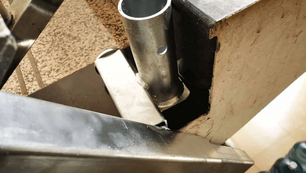 Edge Protection Barrier for Stair Edge - ABX Metal