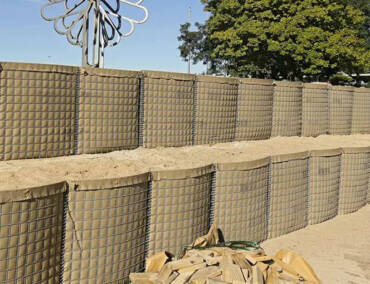 Hesco Barrier Bastion | Military Barriers, Flood Barriers - ABX Metal