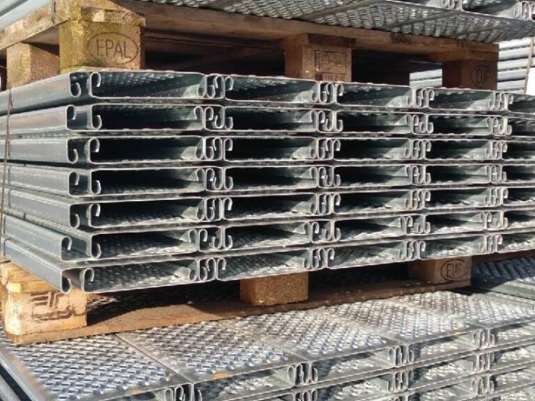 Safety Grating Scaffold Planks - ABX Metal